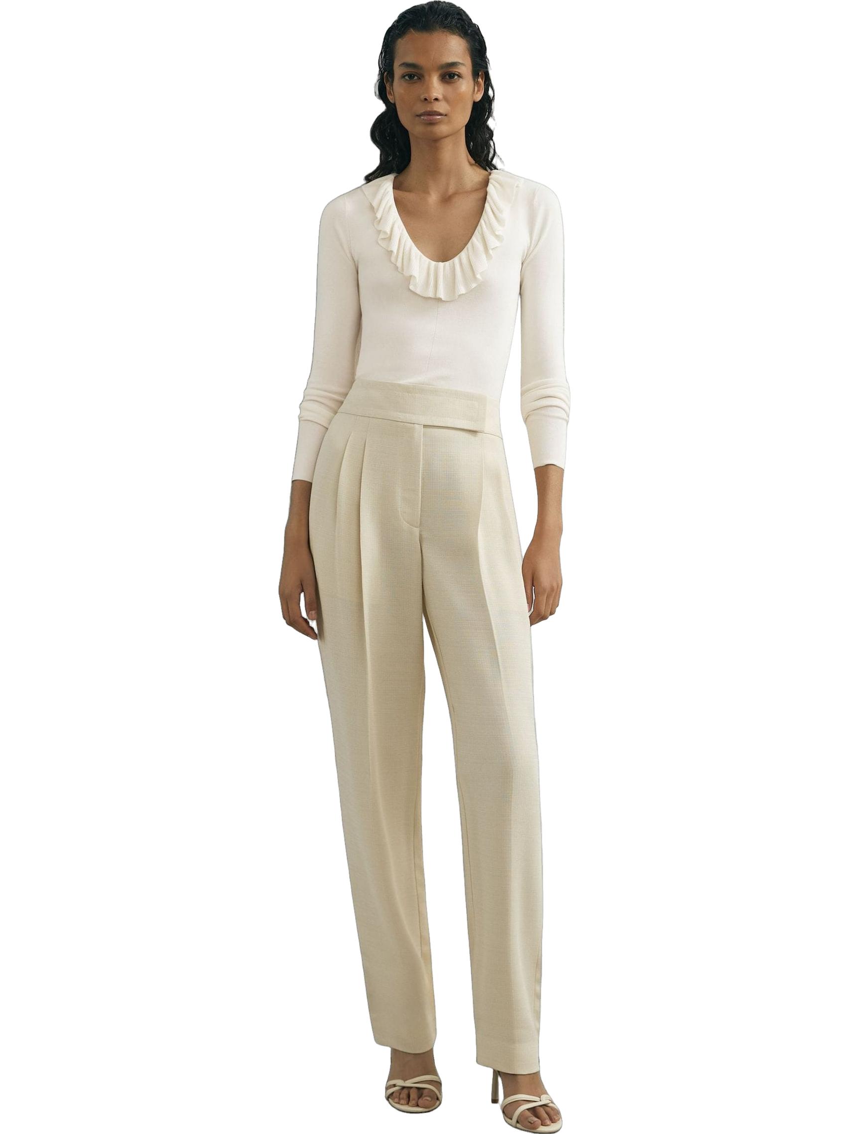MONCLER Moncler Gabardine Wide-Leg Tailored Trousers